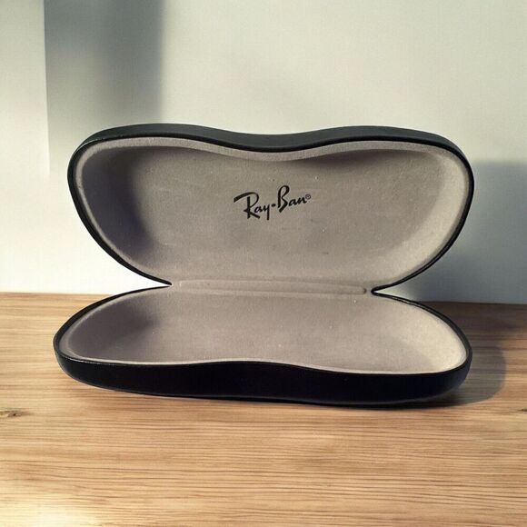Ray-Ban | Accessories | Ray Ban Glass Case Black Hard Sideclamshell ...